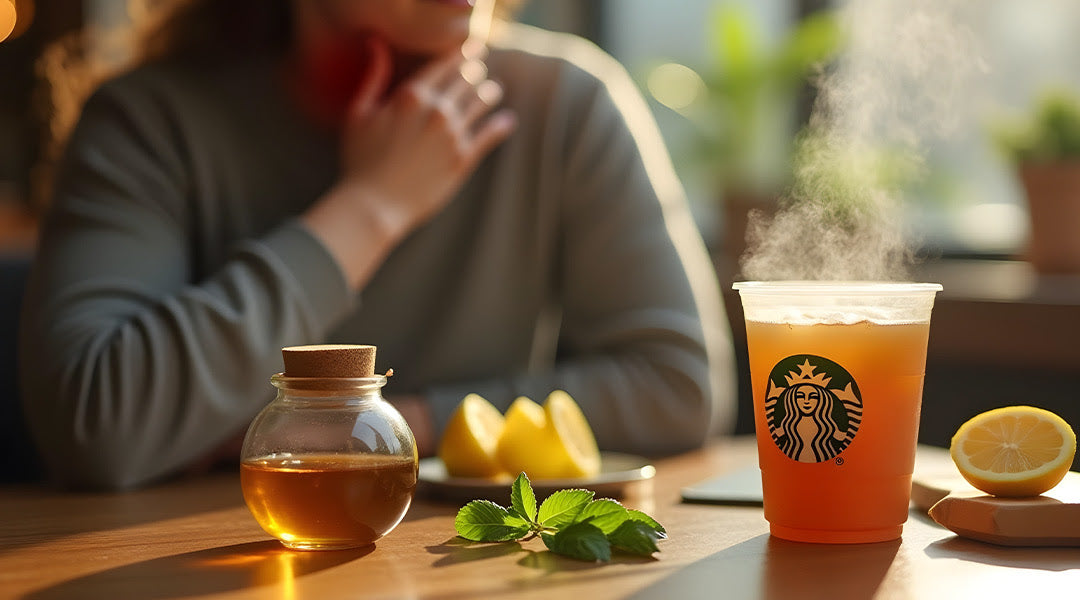Best Starbucks Teas for Sore Throat Relief | Lifeboost Coffee