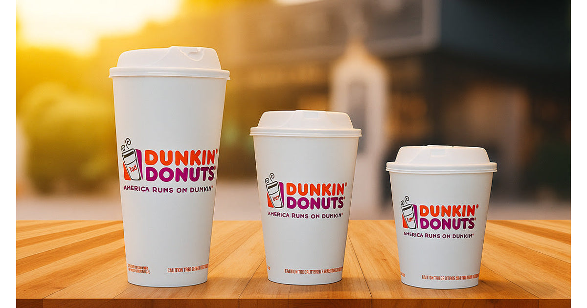 Dunkin' Cup Sizes: How to Choose the Right One for You | Lifeboost Coffee