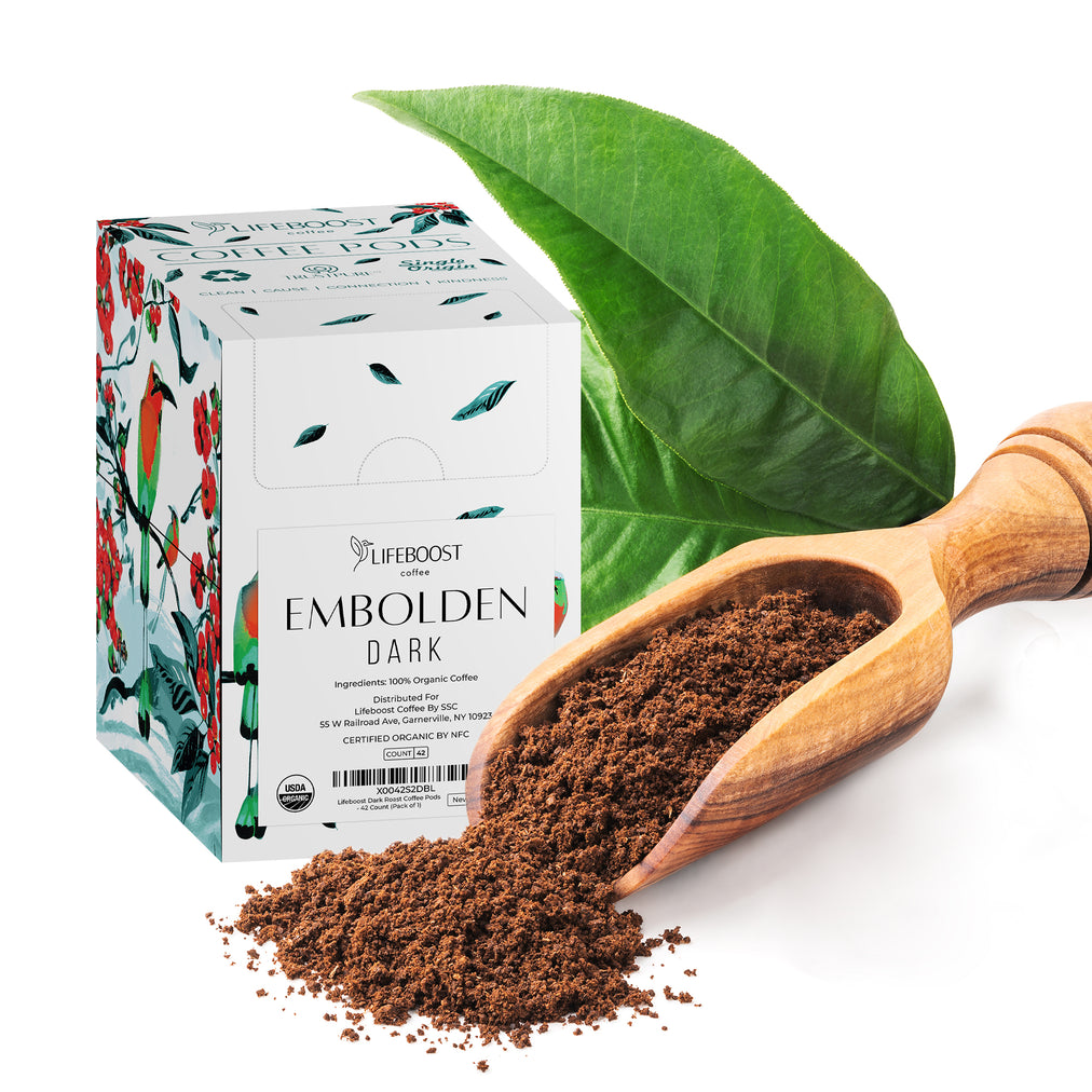 Medium Roast Coffee Pods - Organic, Non toxic, Recyclable | Lifeboost ...