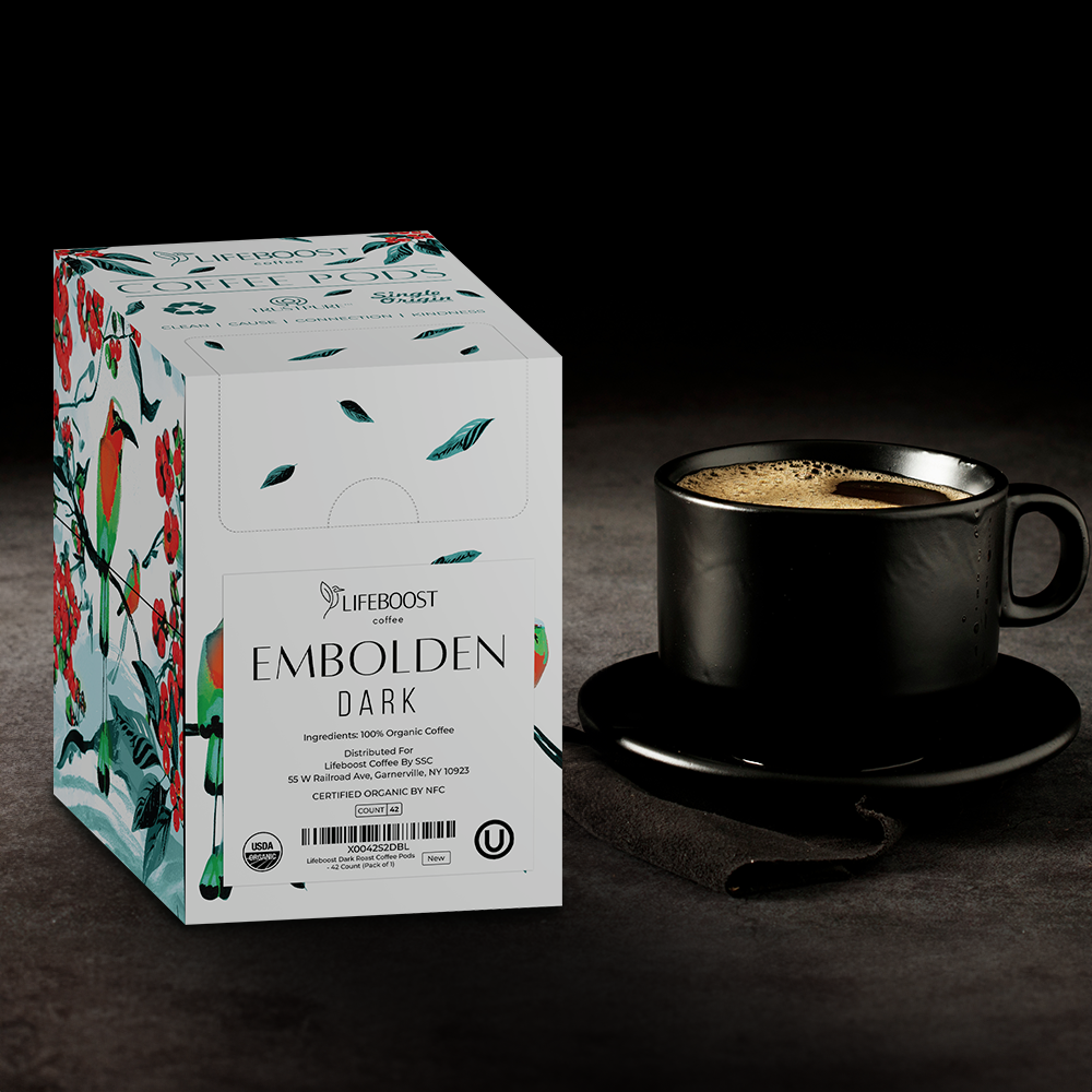 Medium Roast Coffee Pods - Organic, Non toxic, Recyclable | Lifeboost ...