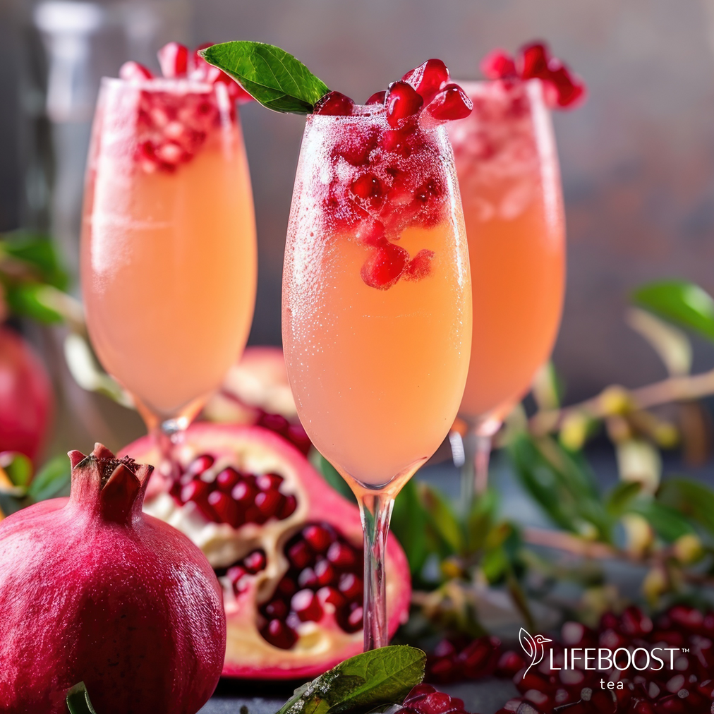 Champagne Bliss Tea -Refreshing, Pure, Herbal | Lifeboost Coffee