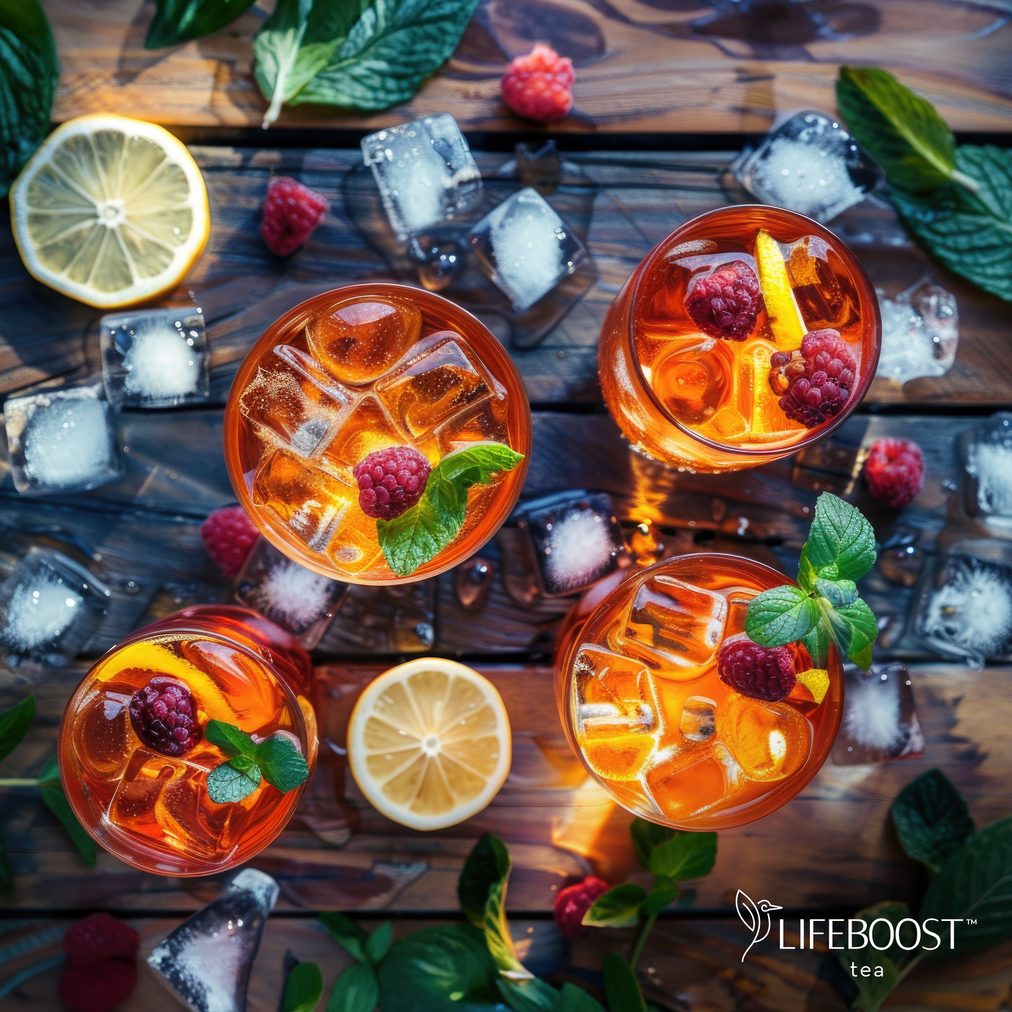 Champagne Bliss Tea -Refreshing, Pure, Herbal | Lifeboost Coffee