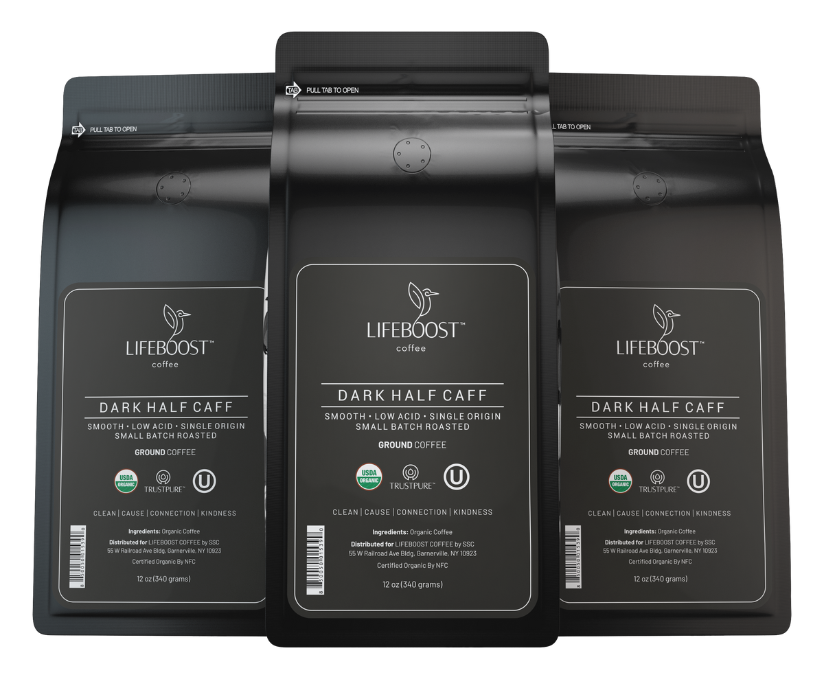 Dark Half Caff | Lifeboost Coffee