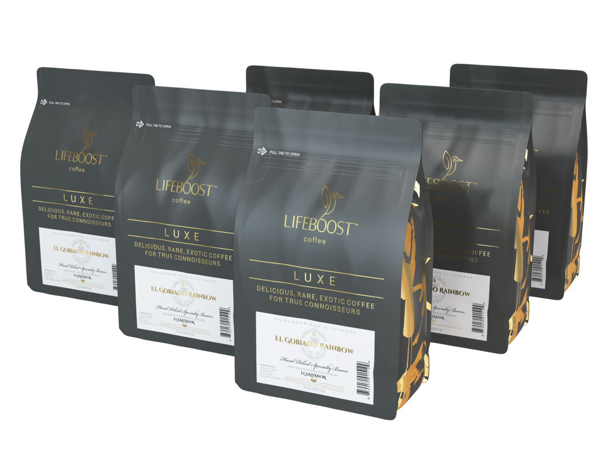 Rainbow Coffee- Premium, Luxurious, Rare, Delight | Lifeboost Coffee