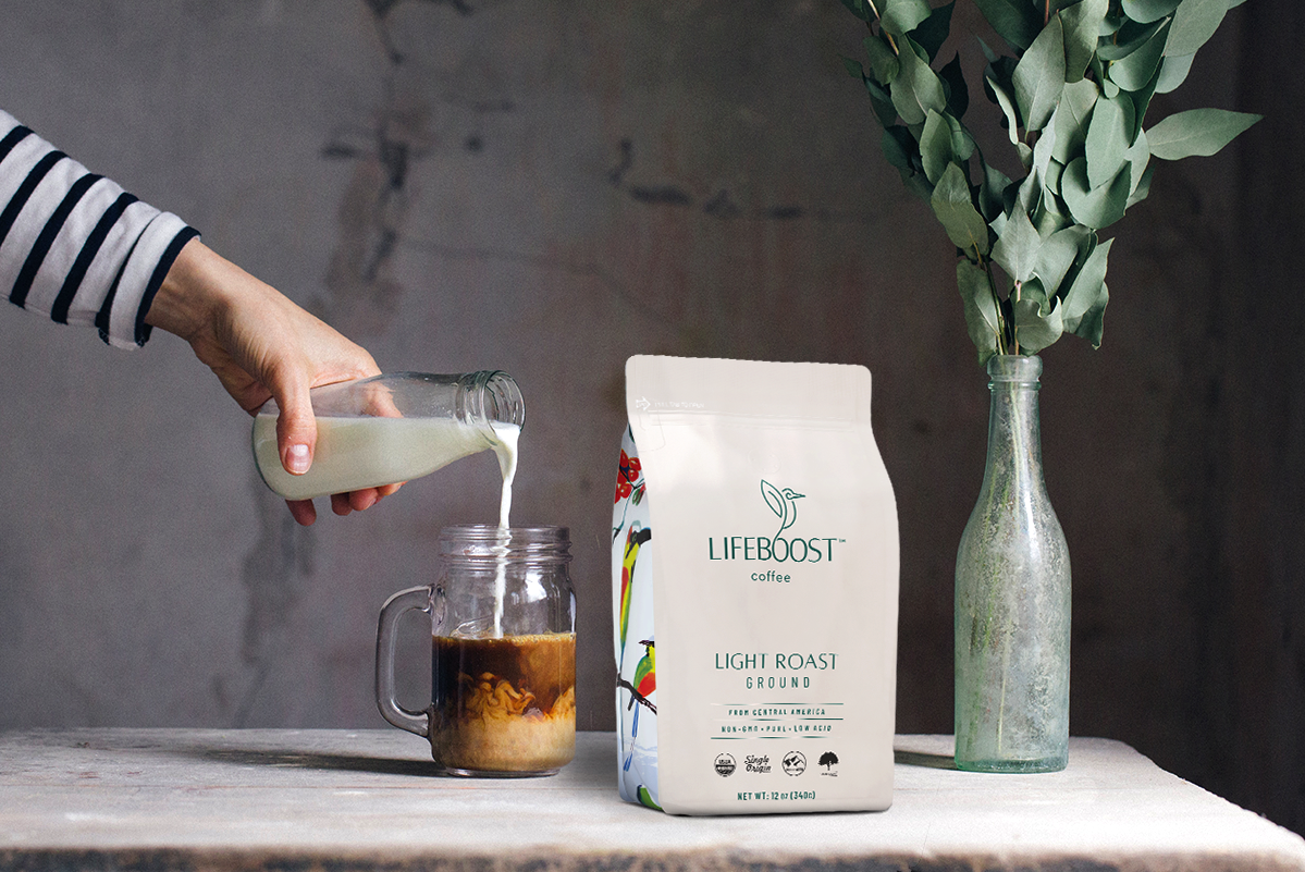 Optimist Light Roast | Lifeboost Coffee