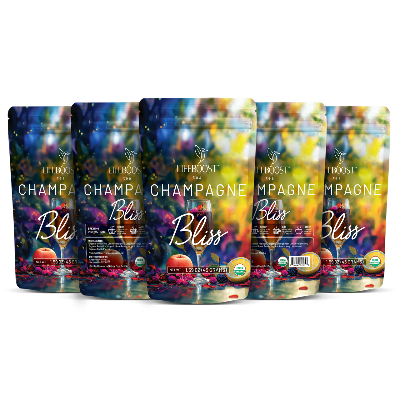 Champagne Bliss Tea | Lifeboost Coffee