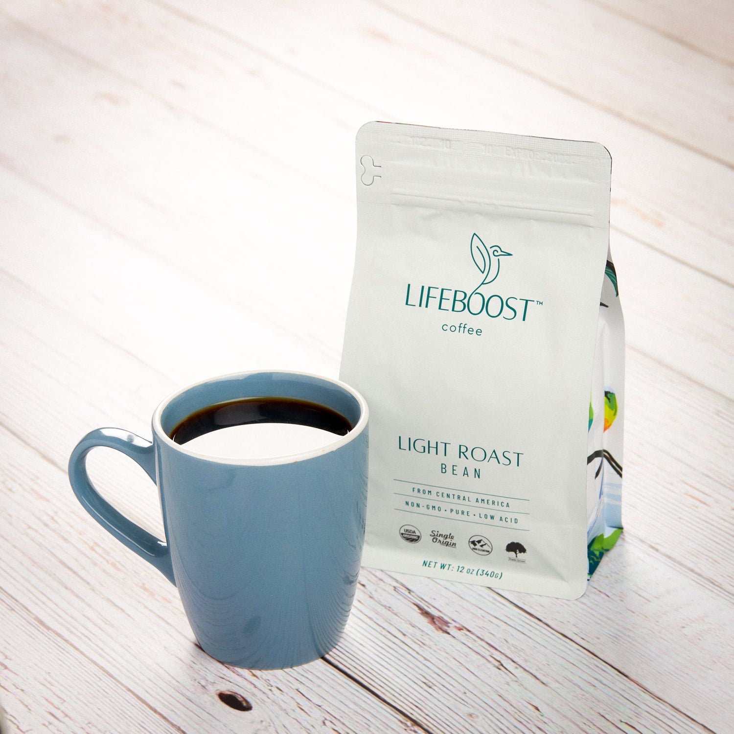 Optimist Light Roast | Lifeboost Coffee