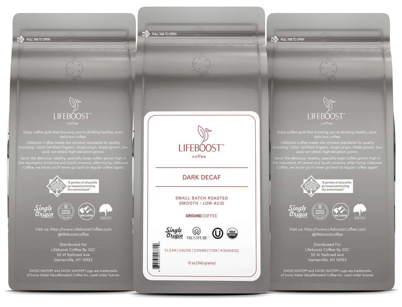 Dark Roast Decaf | Lifeboost Coffee