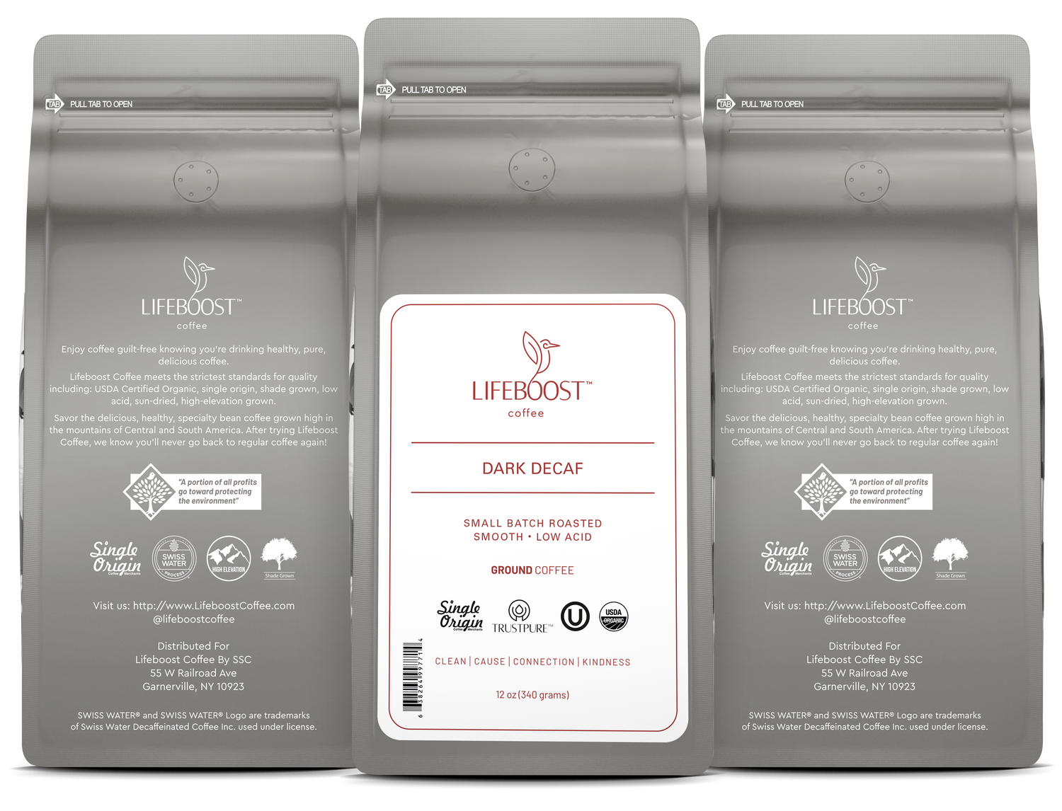 Dark Roast Decaf | Lifeboost Coffee