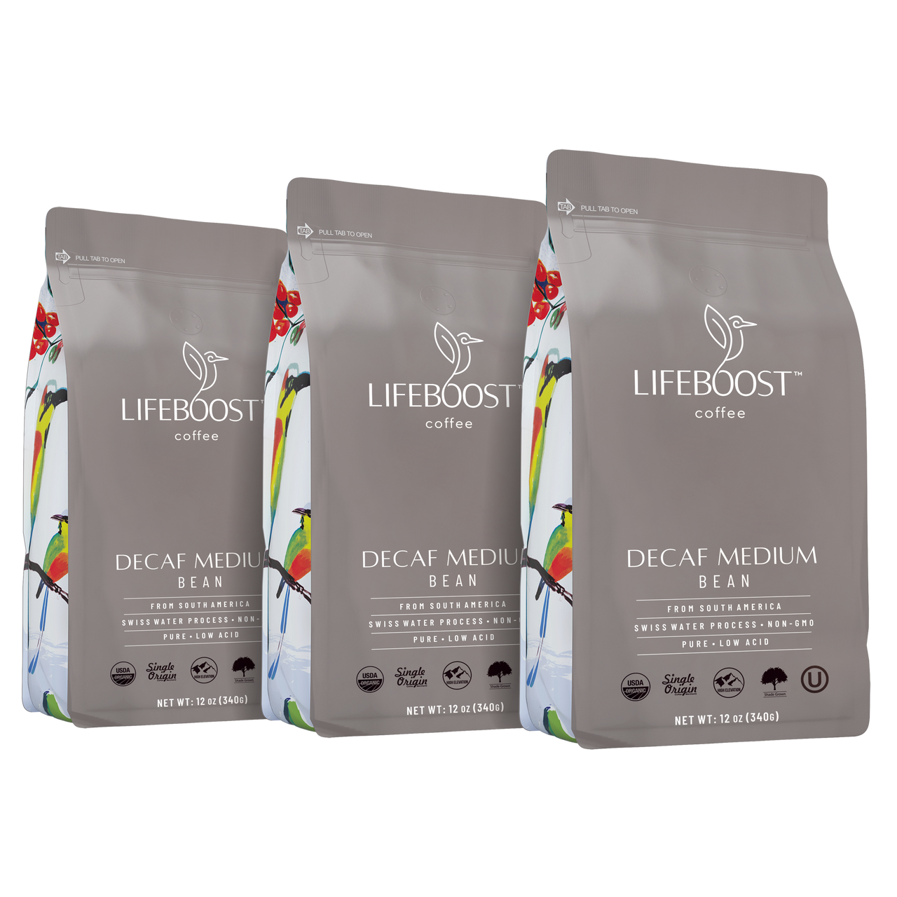 Medium Roast Decaf | Lifeboost Coffee
