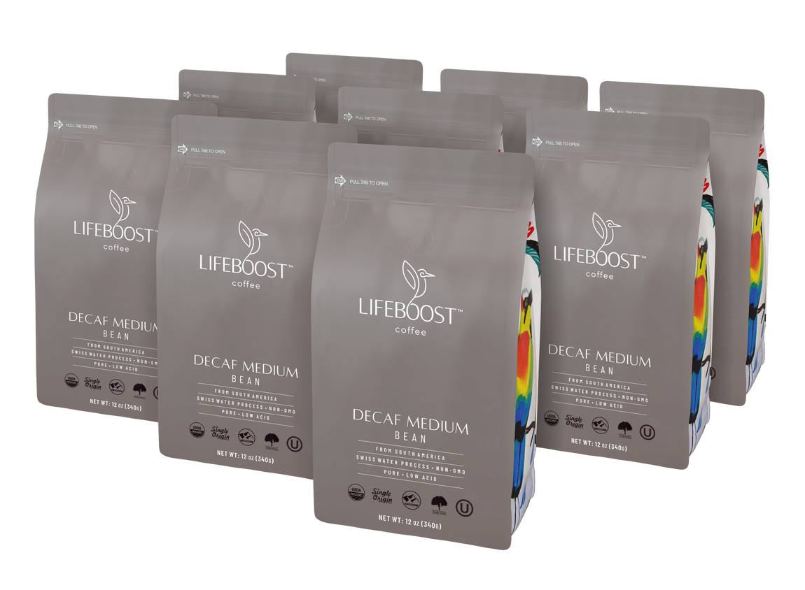 Medium Roast Decaf | Lifeboost Coffee
