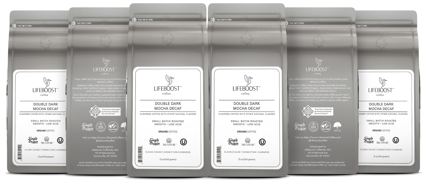 Double Dark Mocha Decaf | Lifeboost Coffee