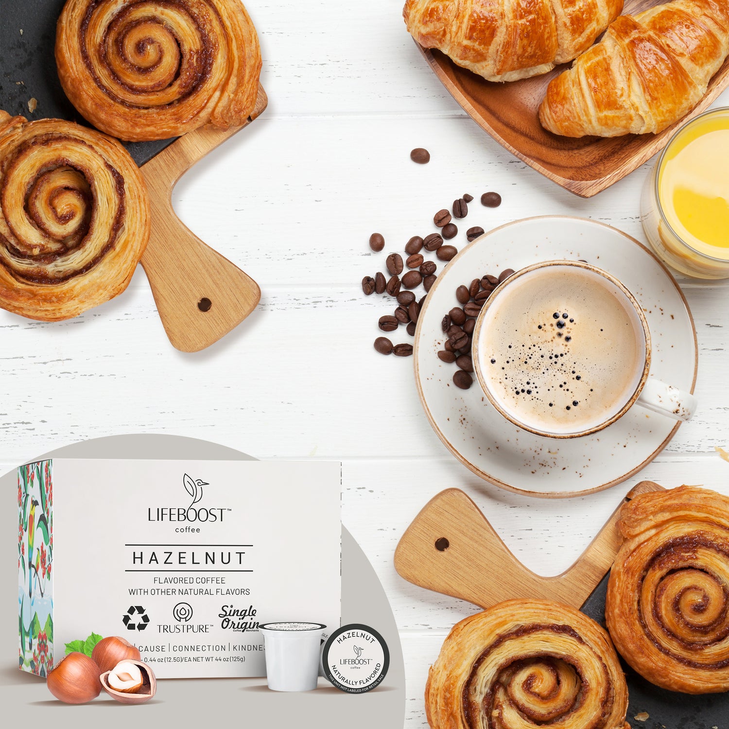 Hazelnut Coffee Pods - All-Natural, Flavor-Rich, Ethically Grown ...