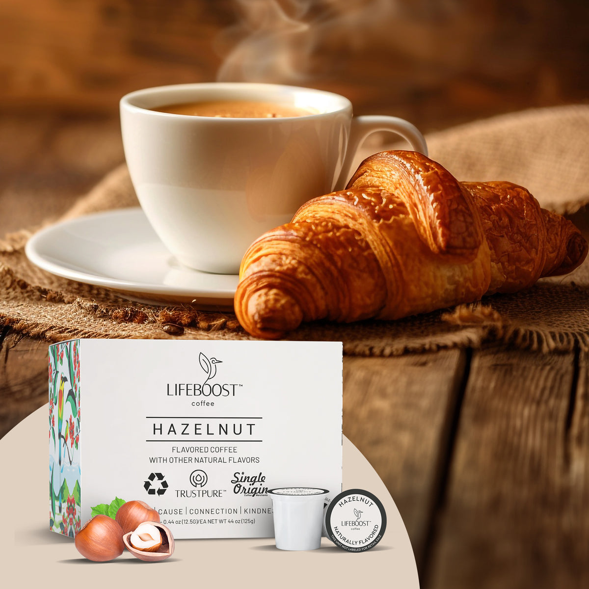 Hazelnut Coffee Pods - All-Natural, Flavor-Rich, Ethically Grown ...