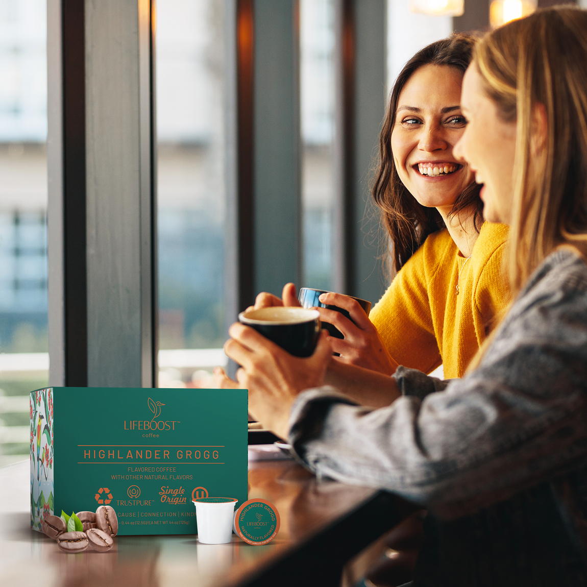 Highlander Grogg Coffee Pods | Lifeboost Coffee