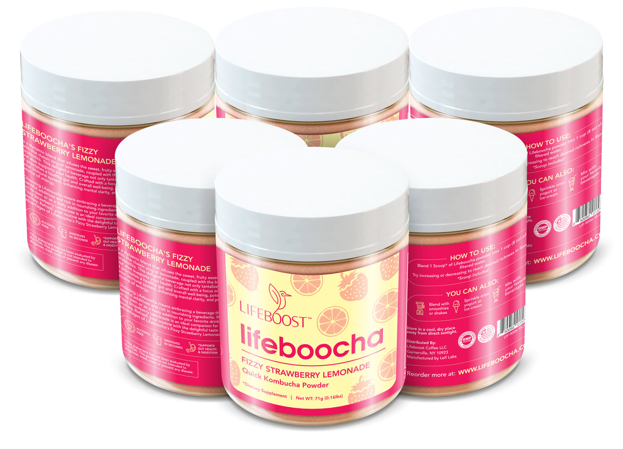 Strawberry Lemonade Lifeboocha | Lifeboost Coffee