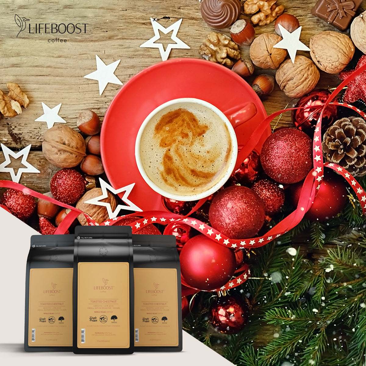 Toasted Chestnut Coffee -All-Natural, Flavor-Rich,Ethically Grown ...