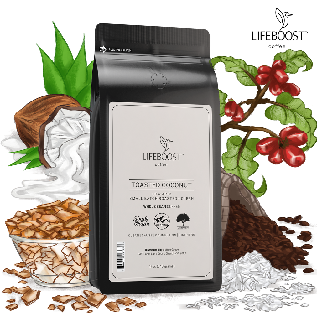 Toasted Coconut Coffee -All-Natural, Flavor-Rich, Ethically Grown ...