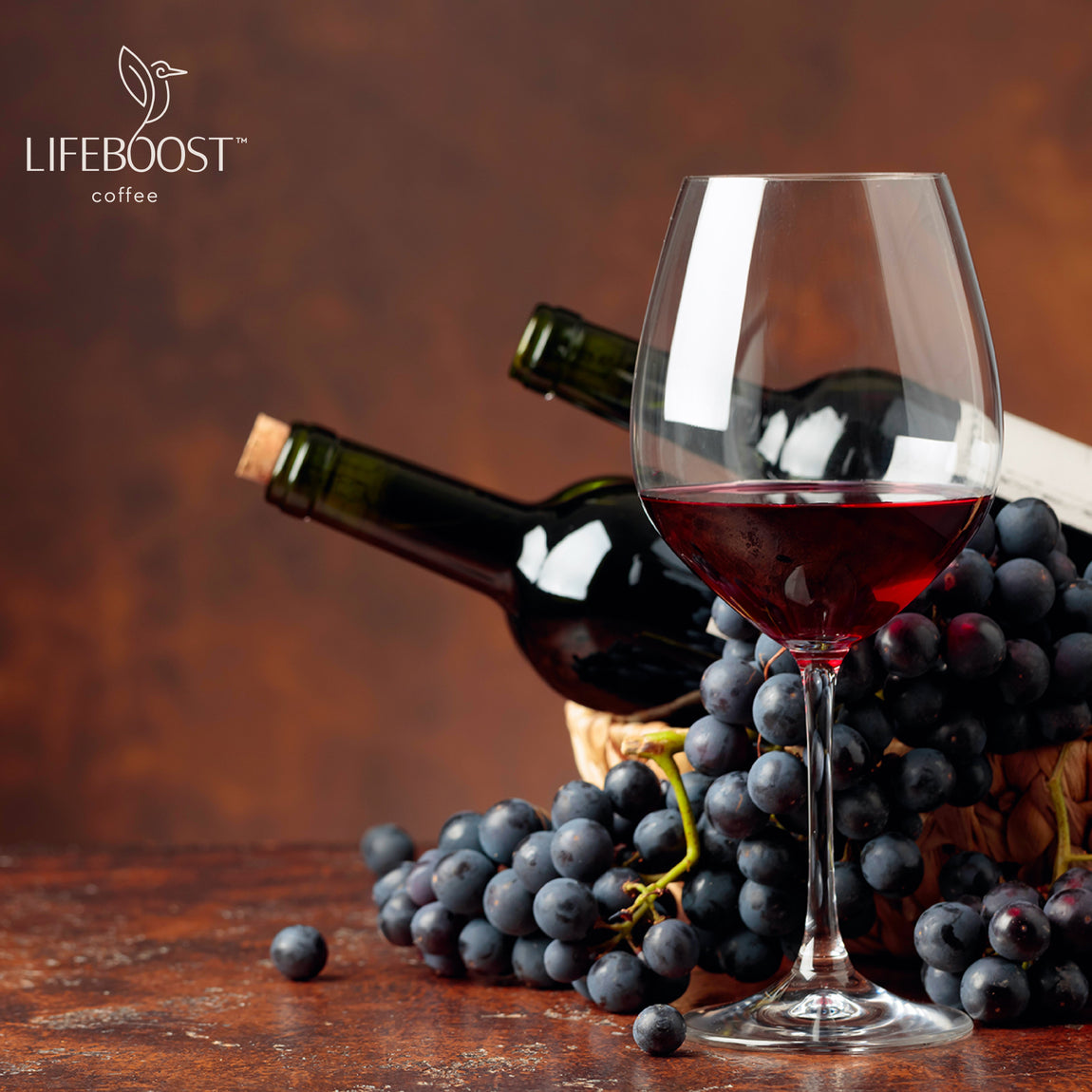 Wild Fermented Wine Infused Coffee | Lifeboost Coffee