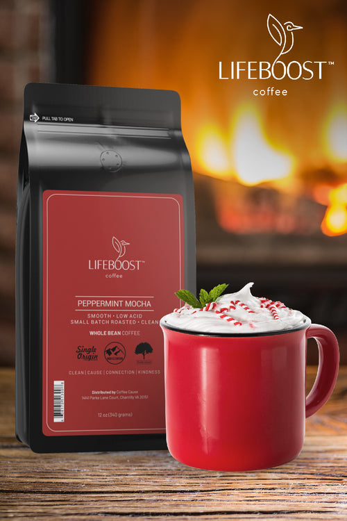 Peppermint Mocha | Lifeboost Coffee