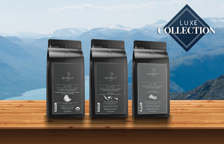 Luxe Collection Coffee - Premium, Luxurious, Rare, Delight | Lifeboost ...
