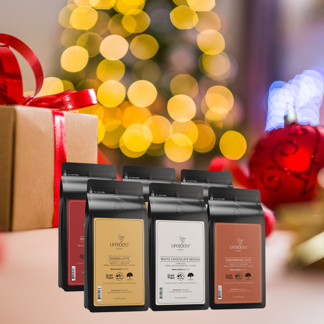 Holiday Flavored Coffee Bundle | Lifeboost Coffee