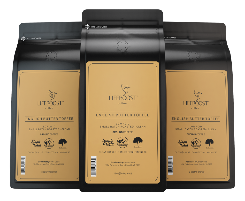 English Butter Toffee | Lifeboost Coffee