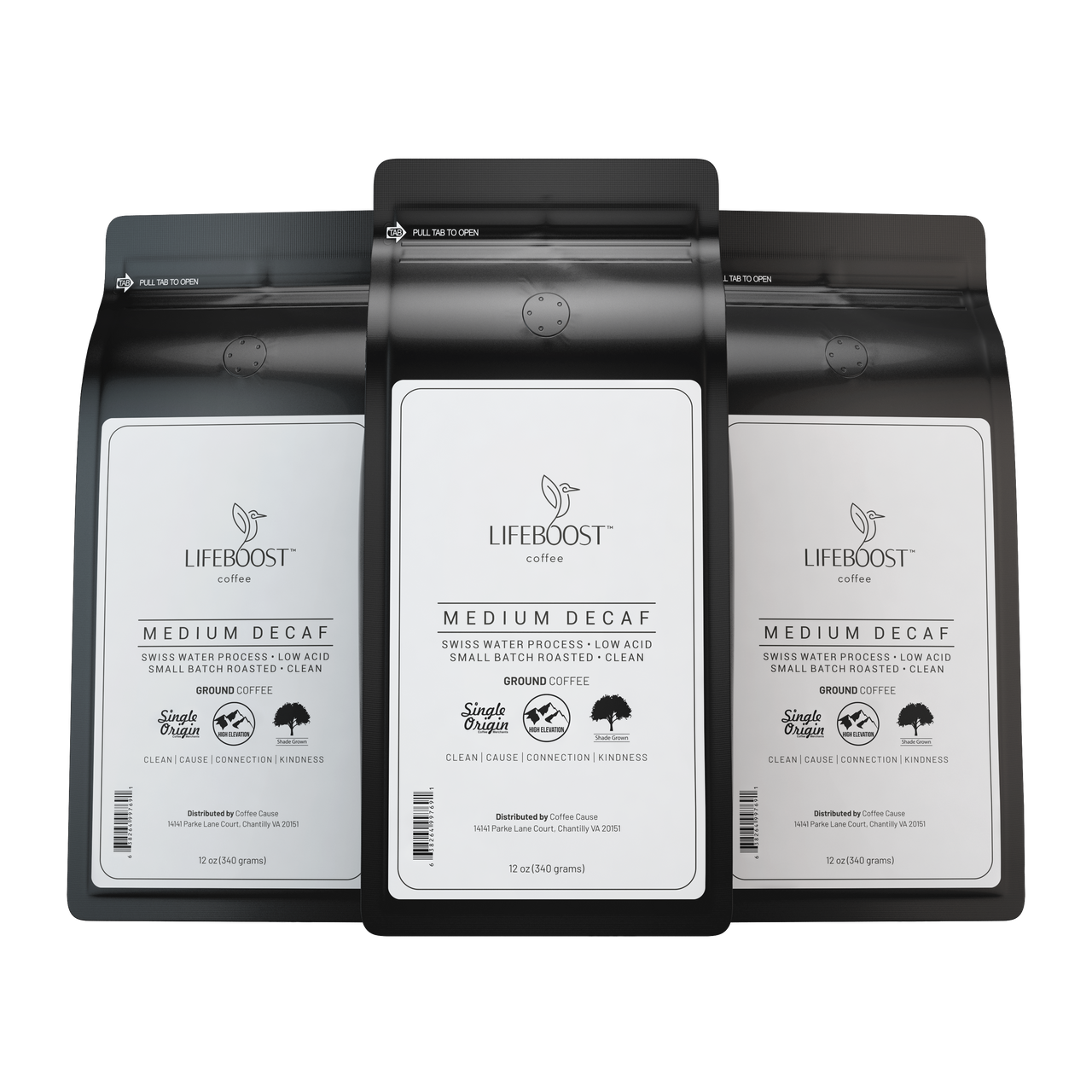 Medium Roast Decaf - Swiss Water, Non toxic, Ethically Sourced ...