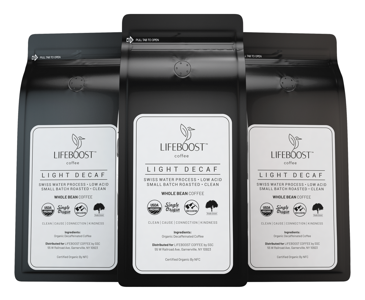 Light Roast Decaf - Swiss Water, Non toxic, Ethically Sourced ...
