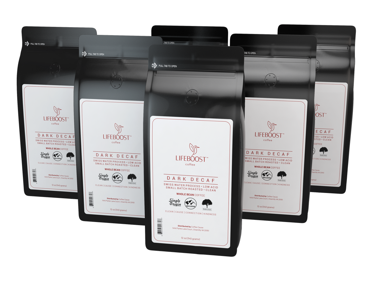 Dark Roast Decaf - Swiss Water, Non toxic, Ethically Sourced ...