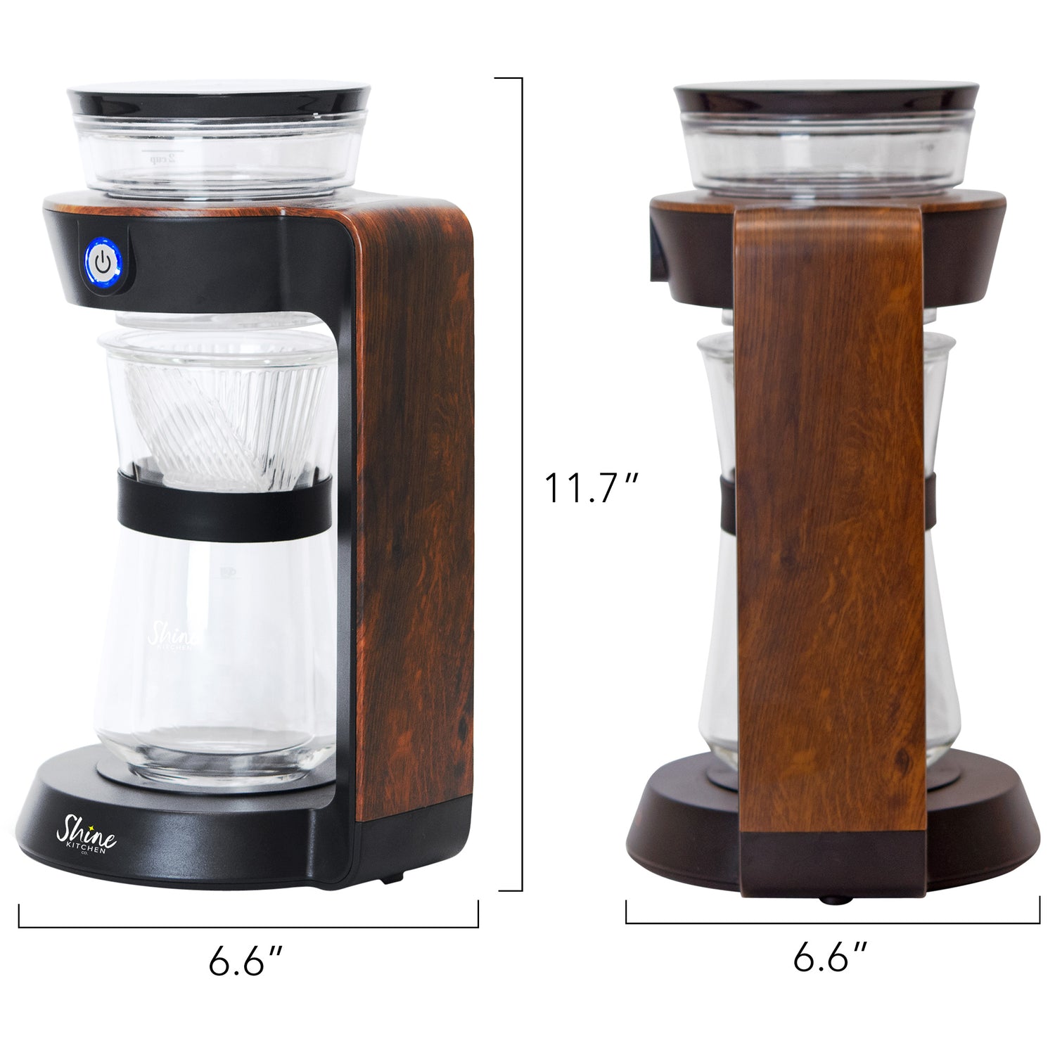Shine Kitchen Co.® Autopour Automatic Pour Over Coffee Machine ...